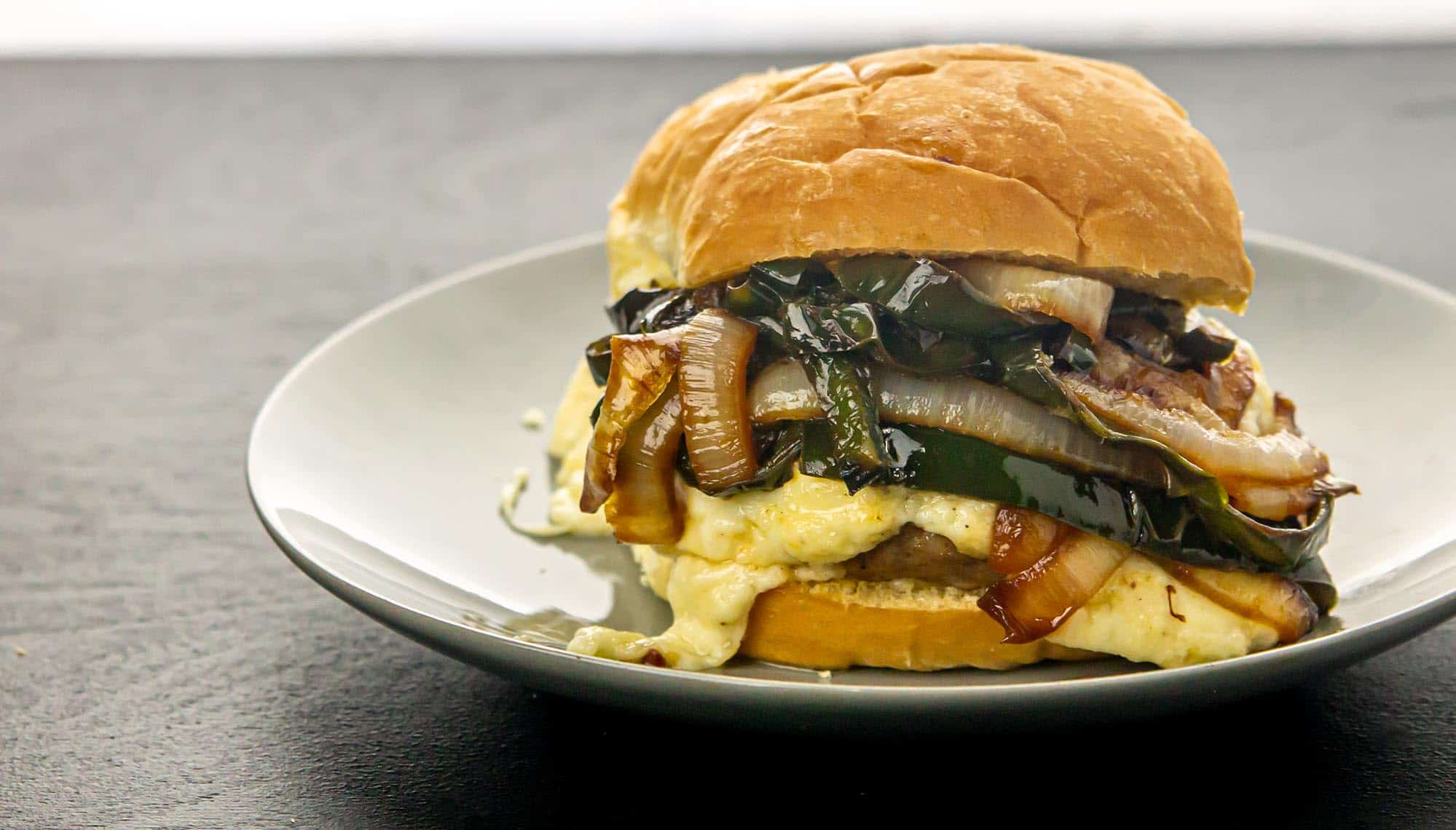 Poblano and Pepper Jack Pork Burger - BestRecipes.co