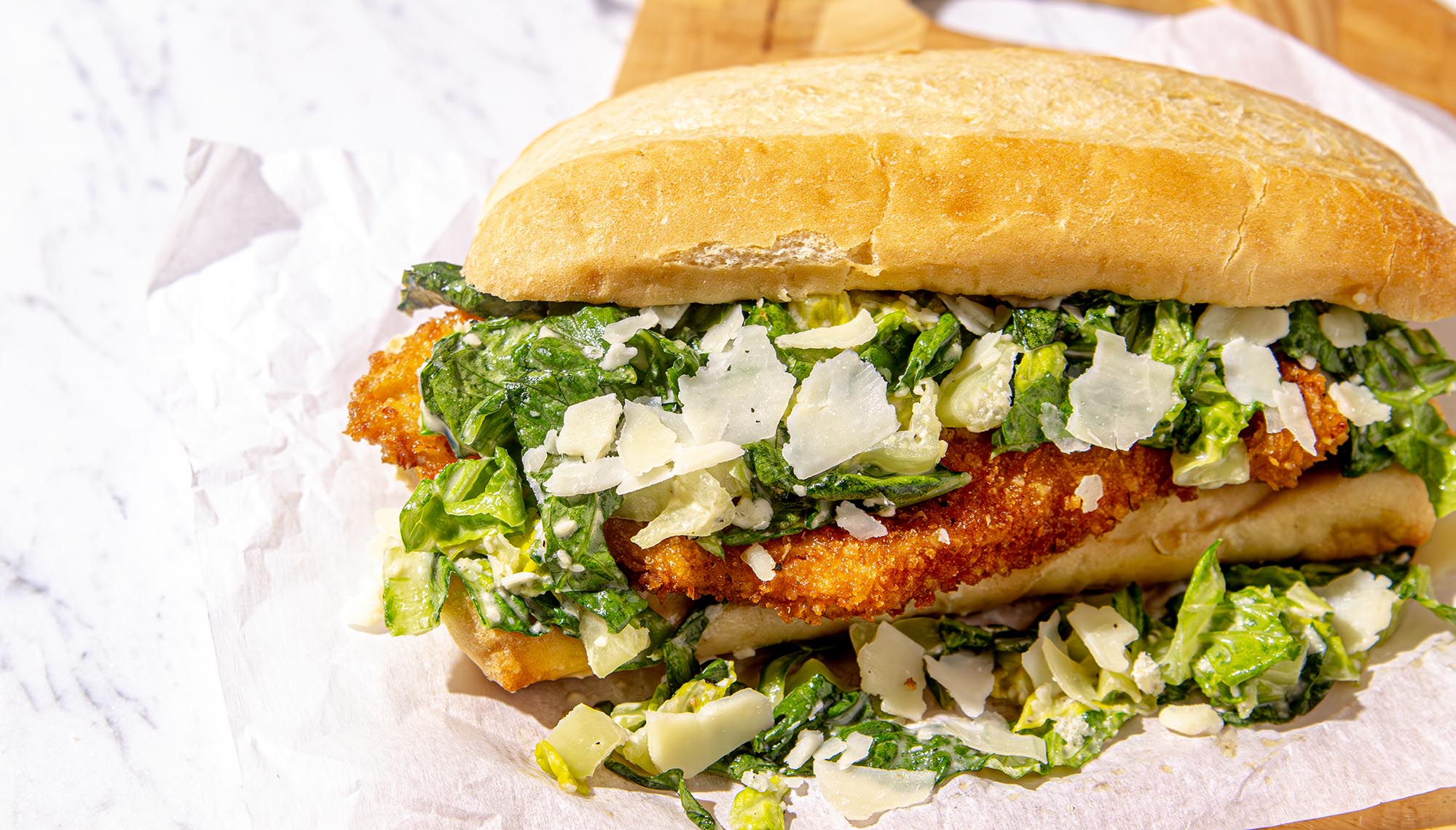 Chicken Caesar Salad Sandwiches - BestRecipes.co