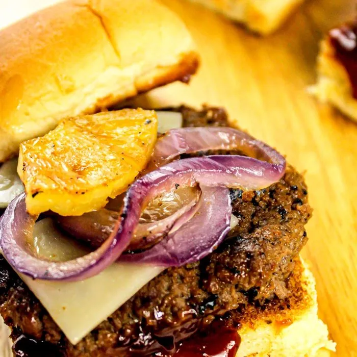Aloha BBQ Burger Sliders - BestRecipes.co